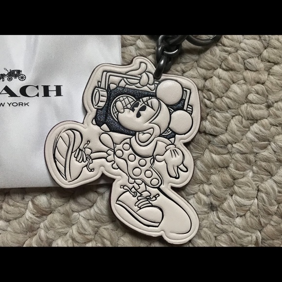 Coach | Accessories | Coach Disney Minnie Mouse Keychain Handbag Charm ...